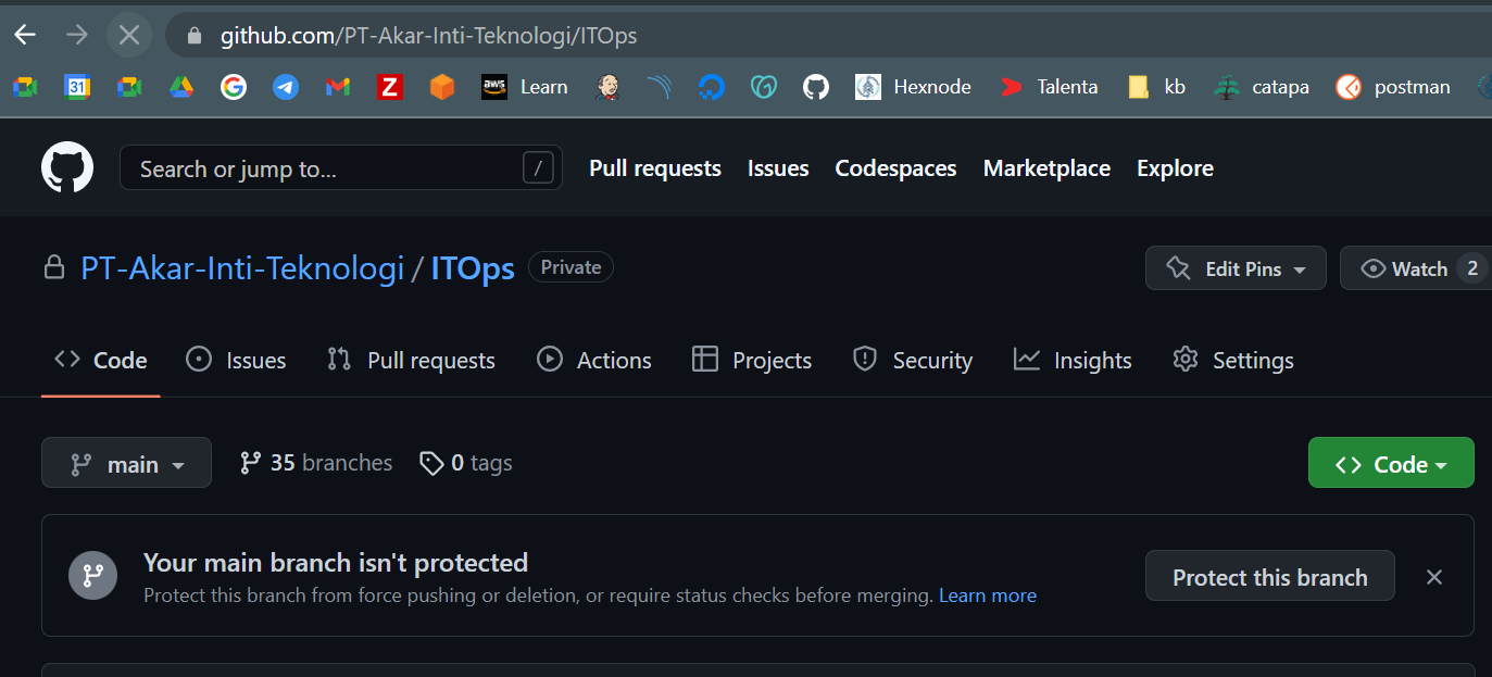 Logs in AIT K8S : Akar Inti Teknologi Help Desk