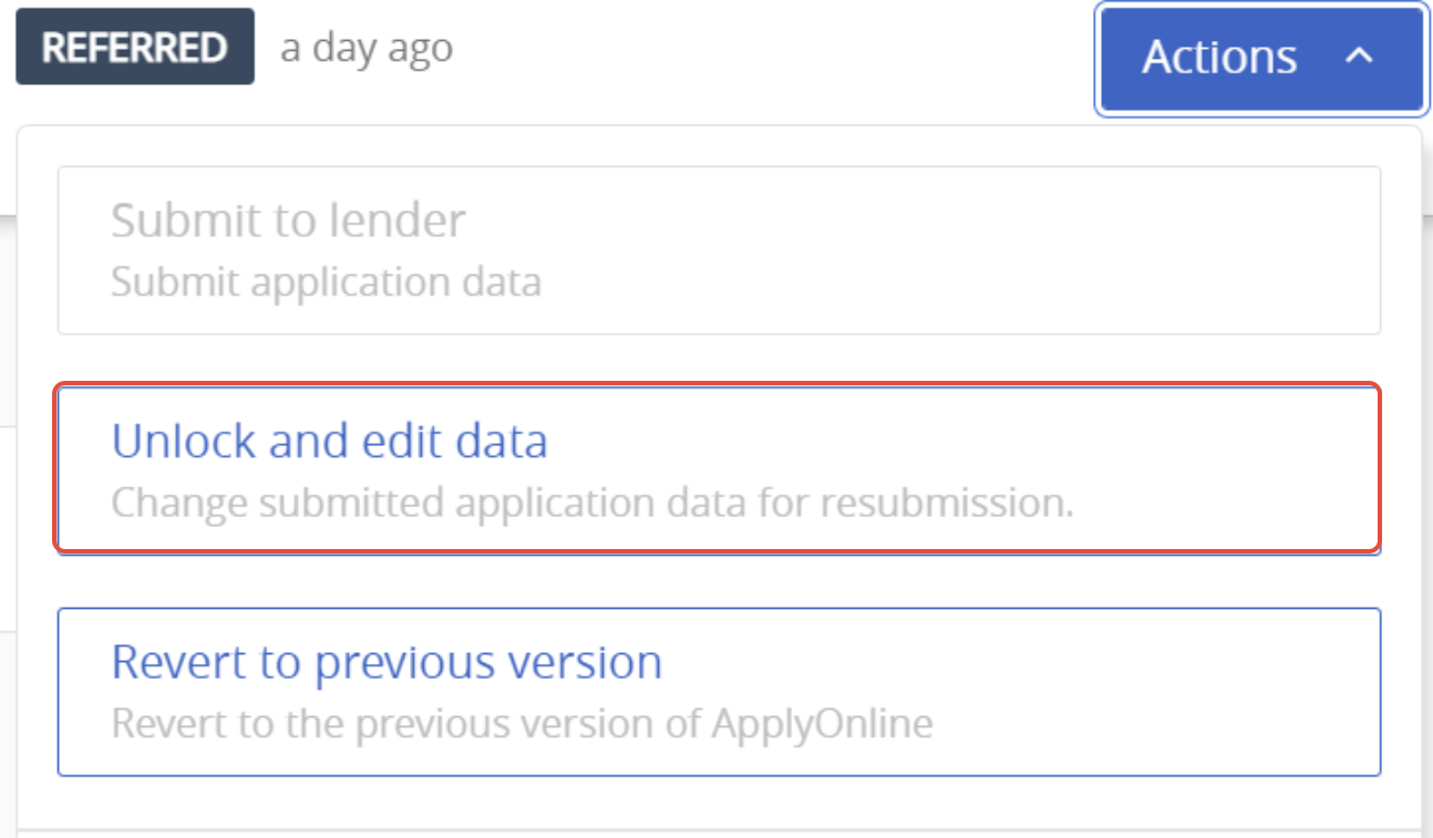 How do I edit an application after it has been submitted via upgraded ...