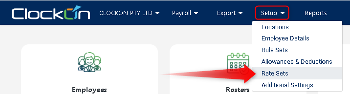 Rate Sets : ClockOn Online Knowledge Base