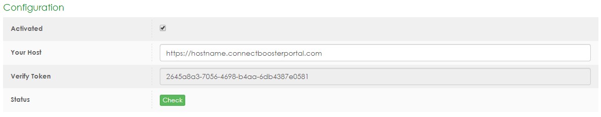 ConnectBooster Integration Setup : Support Portal