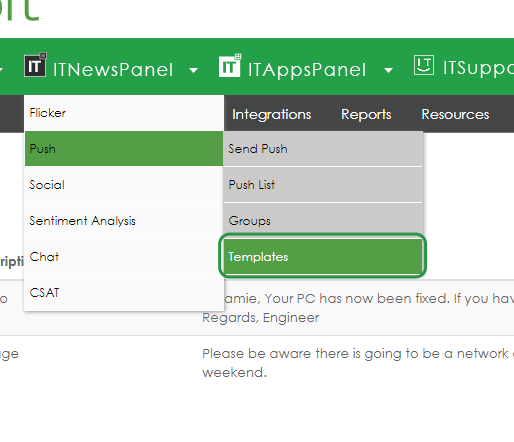 Step-by-Step Guide Push Notifications : Support Portal