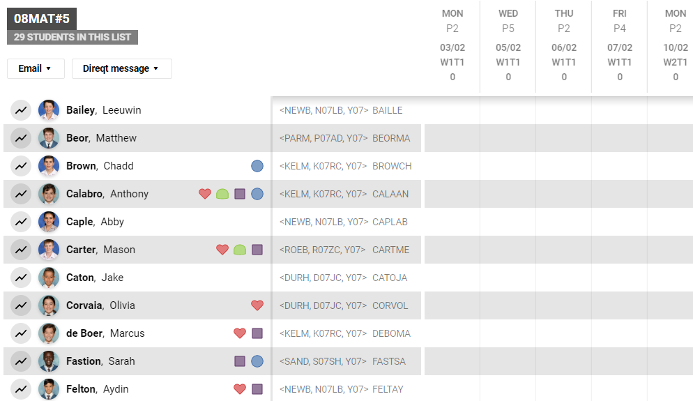 SEQTA – Taking Attendance : John Septimus Roe Anglican Community School