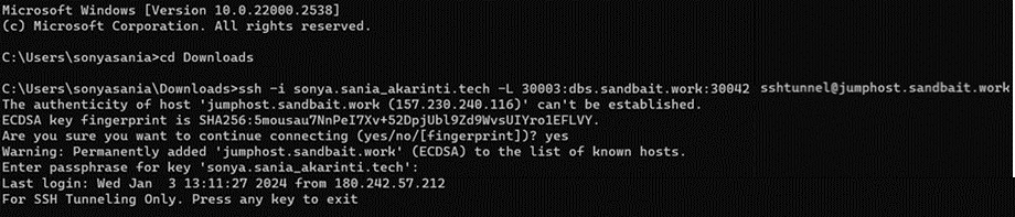 AIT SSH Tunnel : Akar Inti Teknologi Help Desk