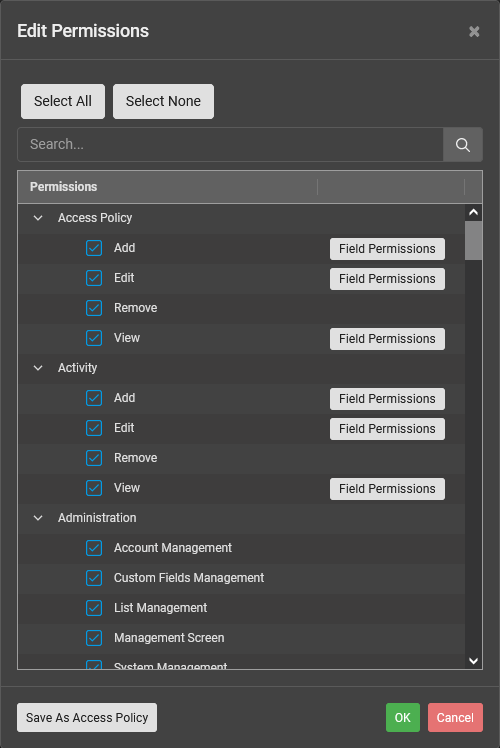 Adding a User : PROJECTAL