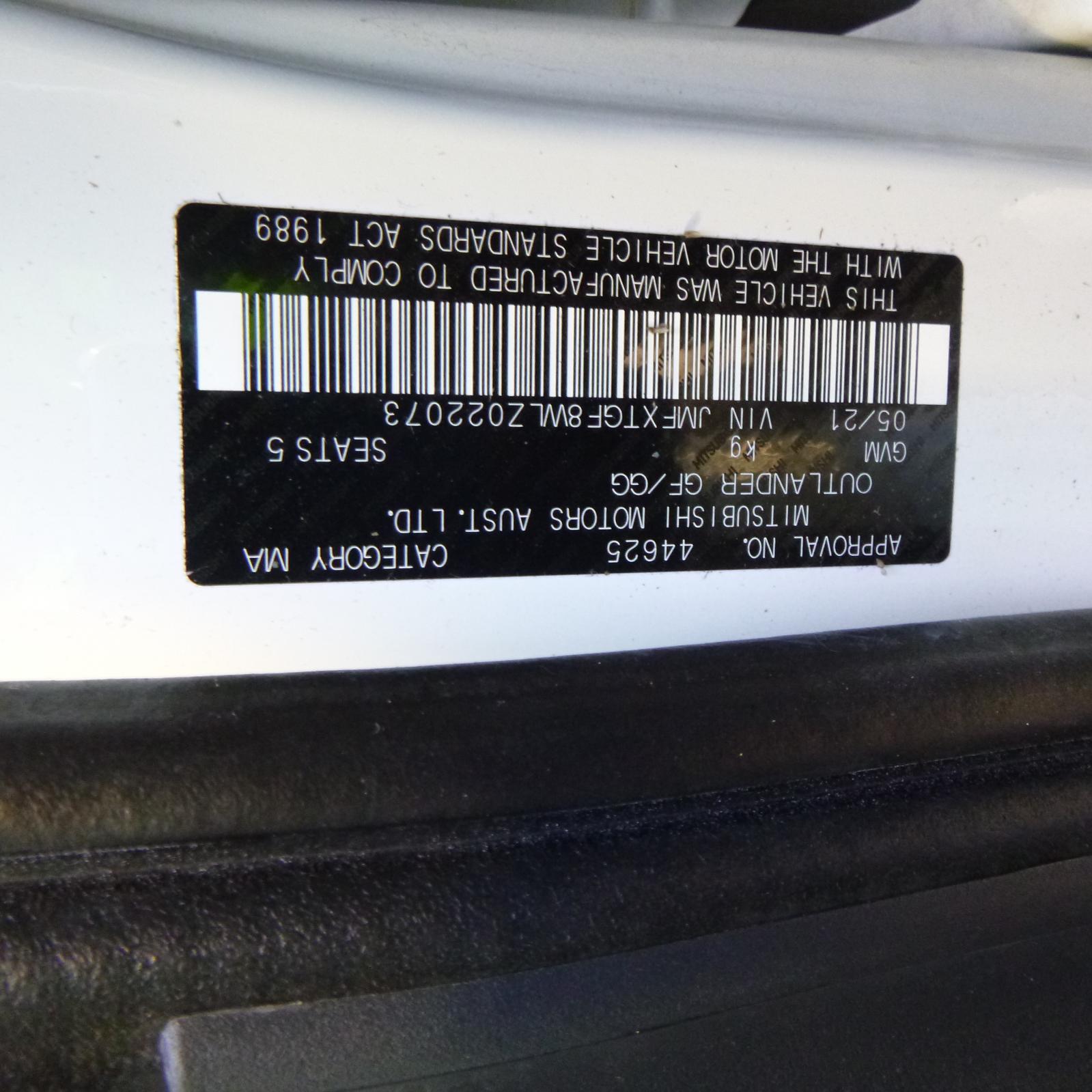 Wheel Arch Flare Outlander Mitsubishi 2021