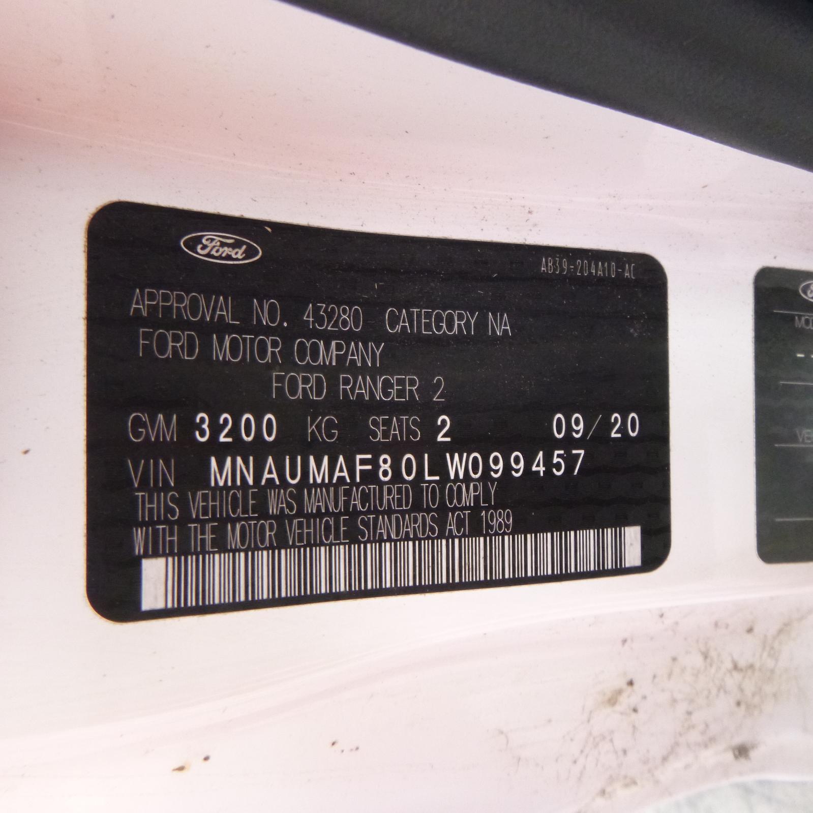 Wiper Arm Ranger Ford 2020