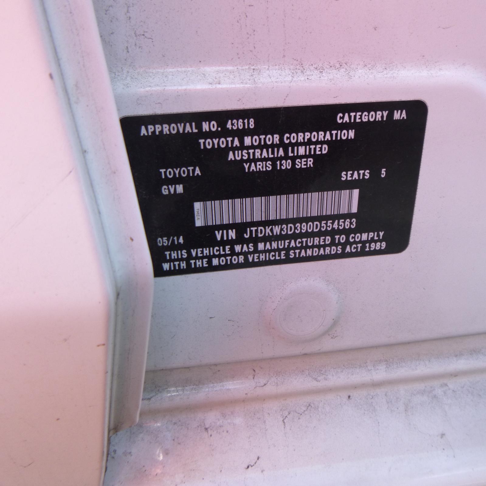 Pedal Assembly Yaris Toyota 2014