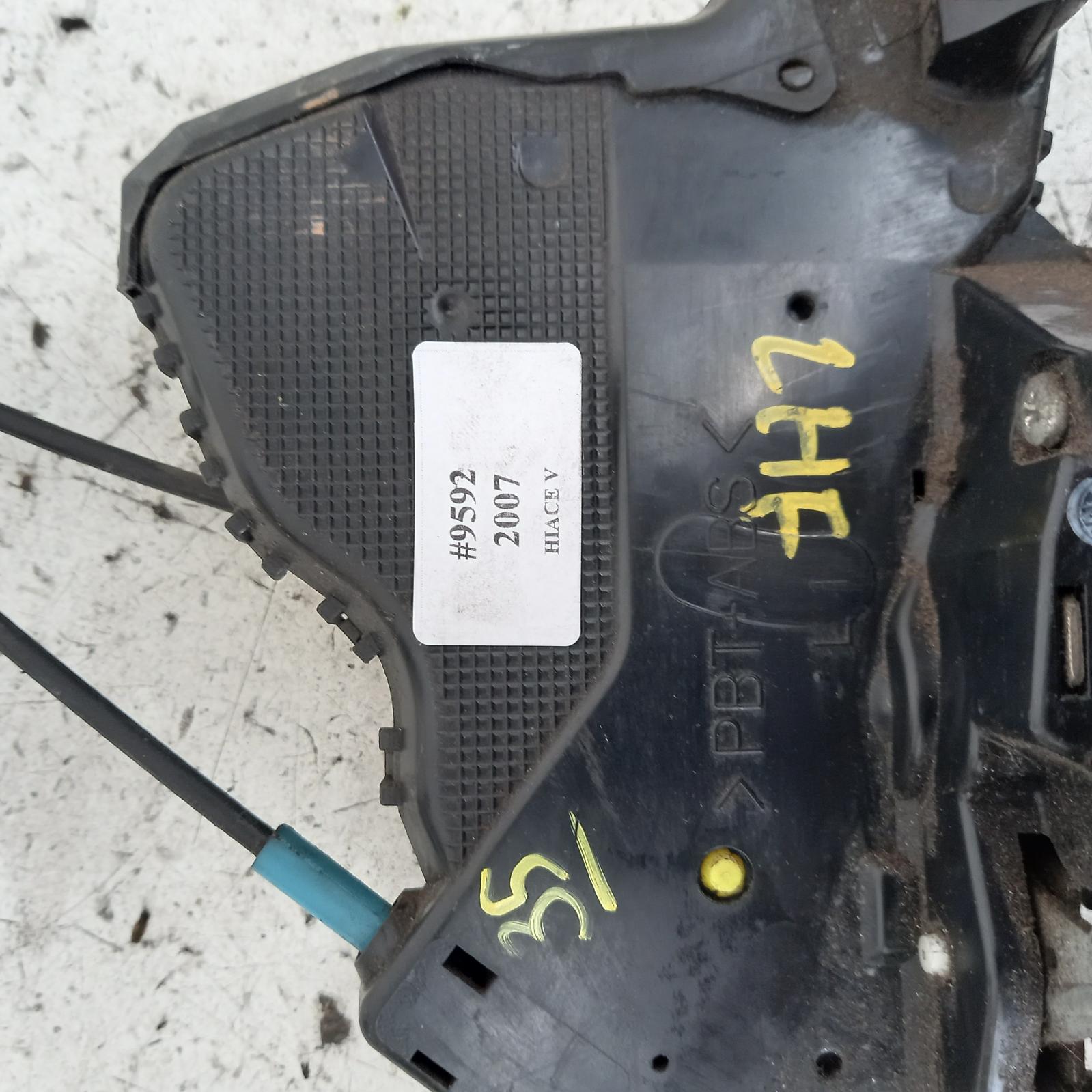 Door/Boot/Gate Lock Hiace Toyota 2007