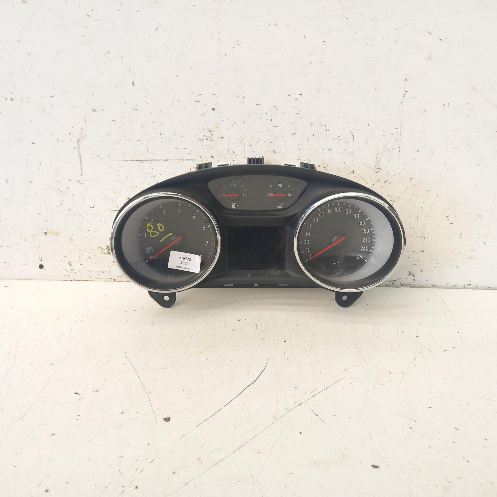 Instrument Cluster Commodore Holden 2020