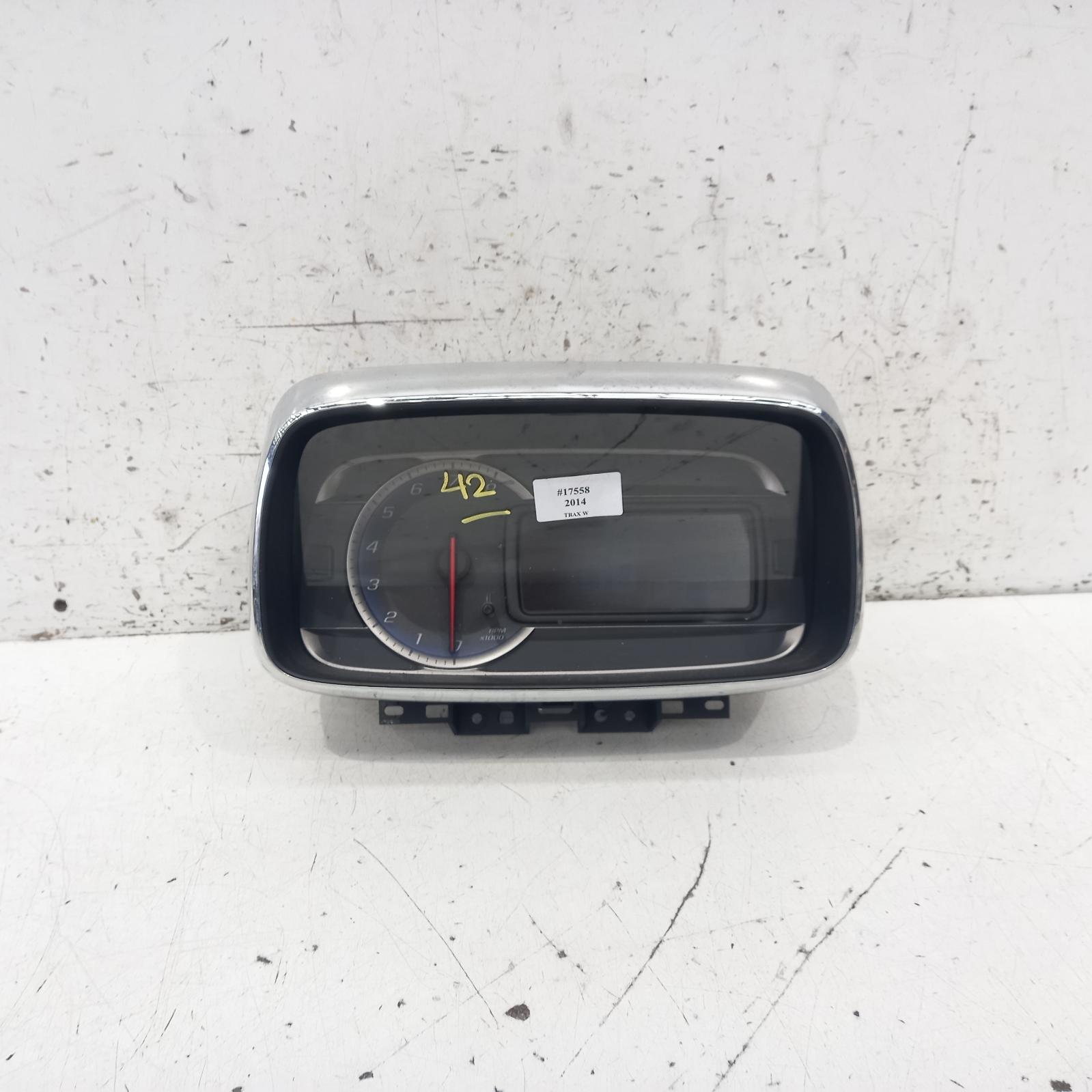 Instrument Cluster Trax Holden 2014