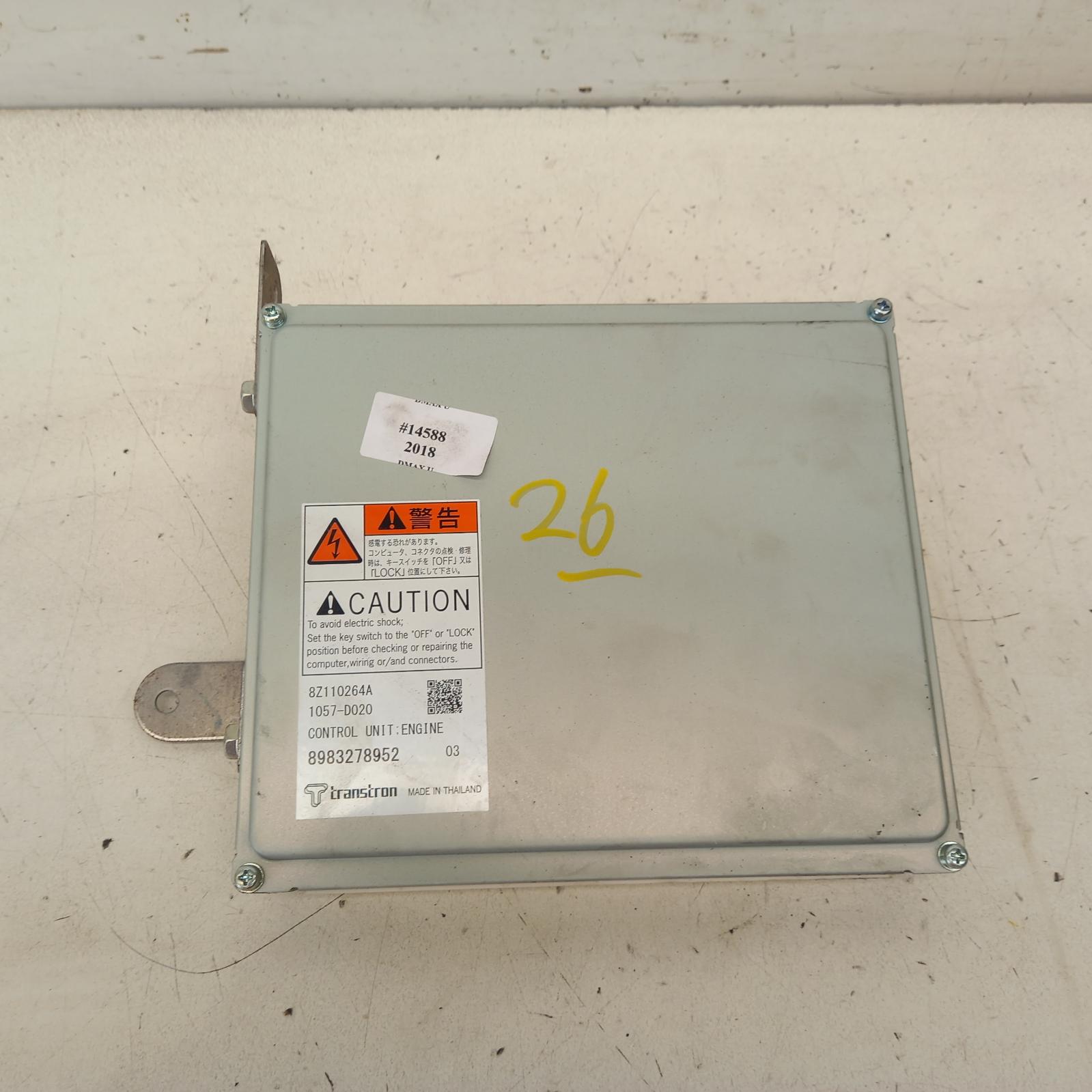 Ecu Dmax Isuzu 2018