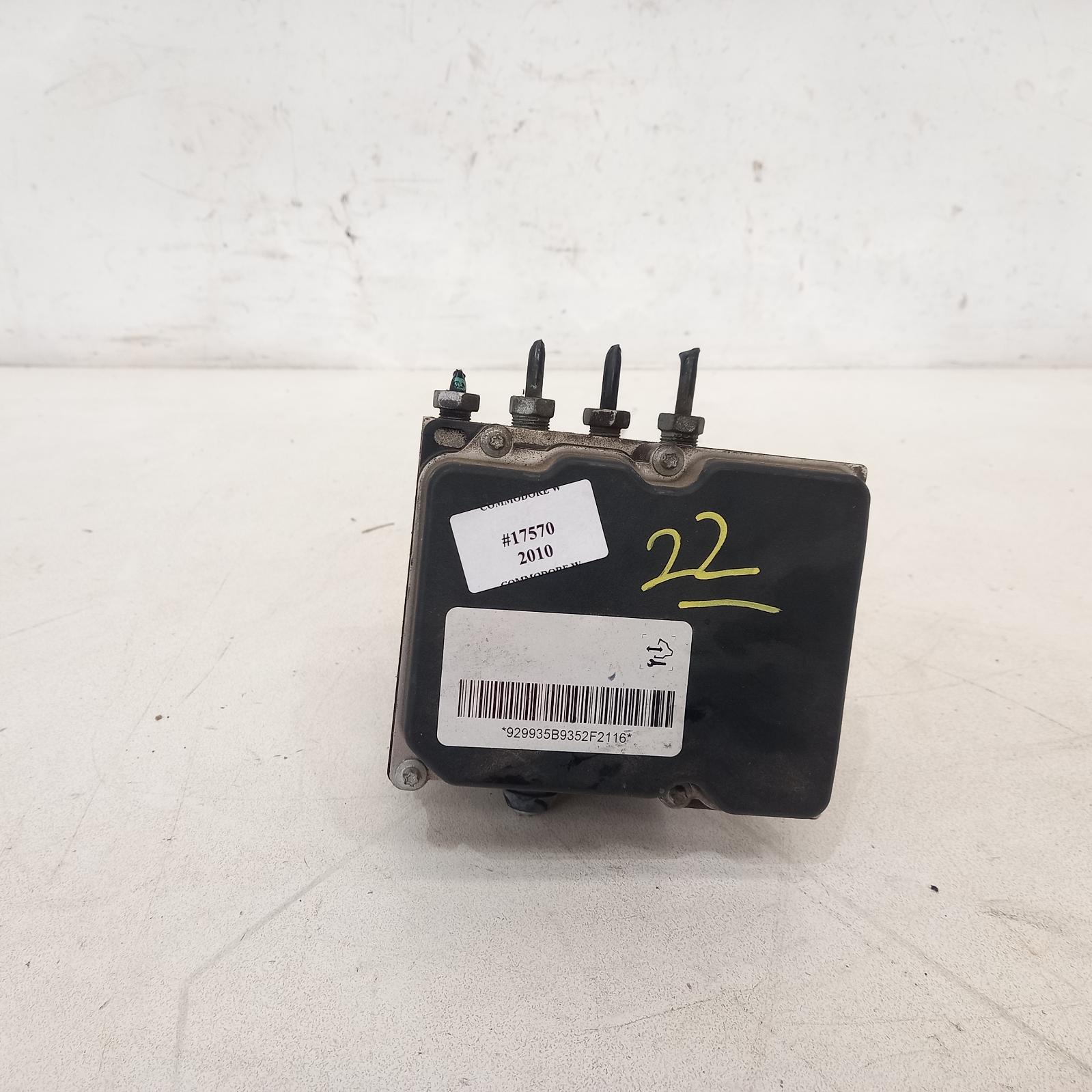 Abs Pump/Modulator Commodore Holden 2010