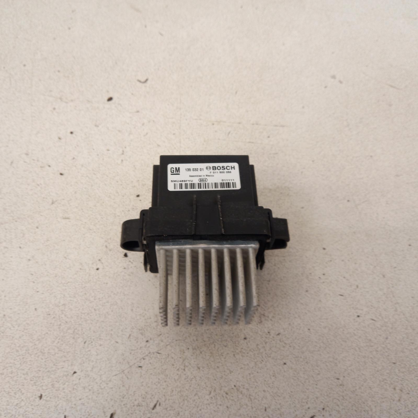 Fan Speed Resistor Cruze Holden 2011