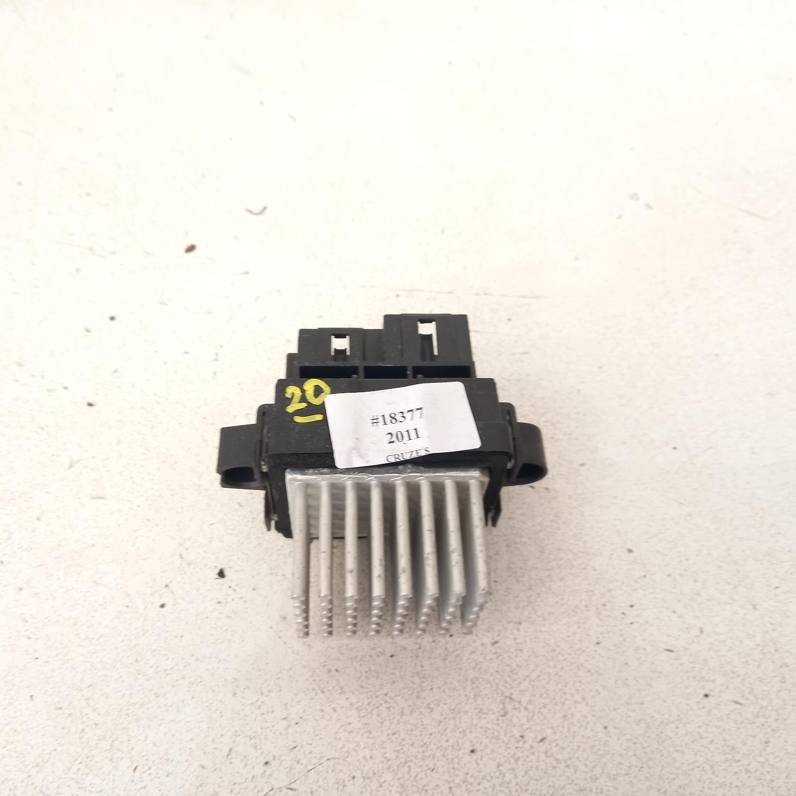 Fan Speed Resistor Cruze Holden 2011