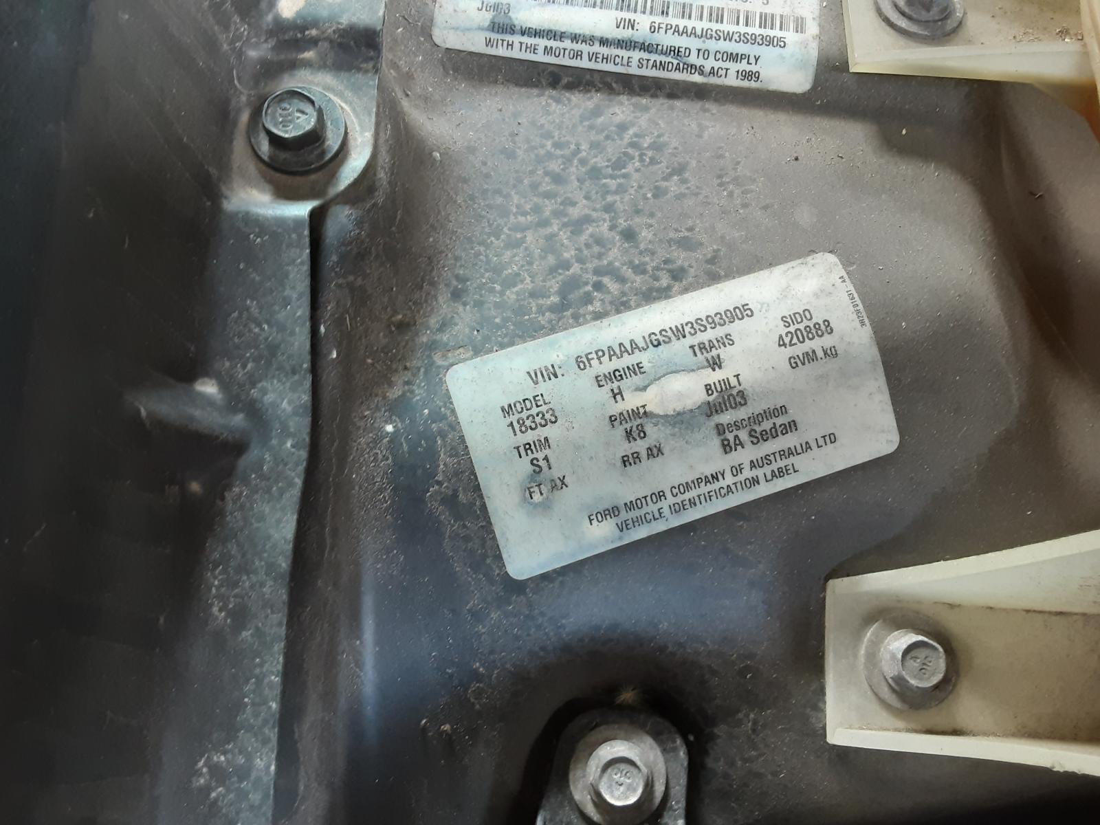 Abs Pump/Modulator Falcon Ford 2004