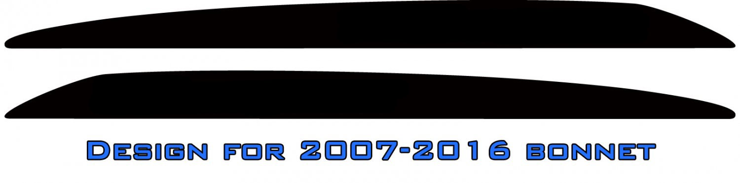 "INTERCOOLER" bonnet scoop stickers for landcruiser 70, 76, 78, 79 series