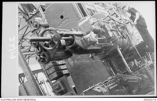 ORDNANCE FACTORY. HORIZONTAL BORING AND MILLING MACHINE. | Australian ...