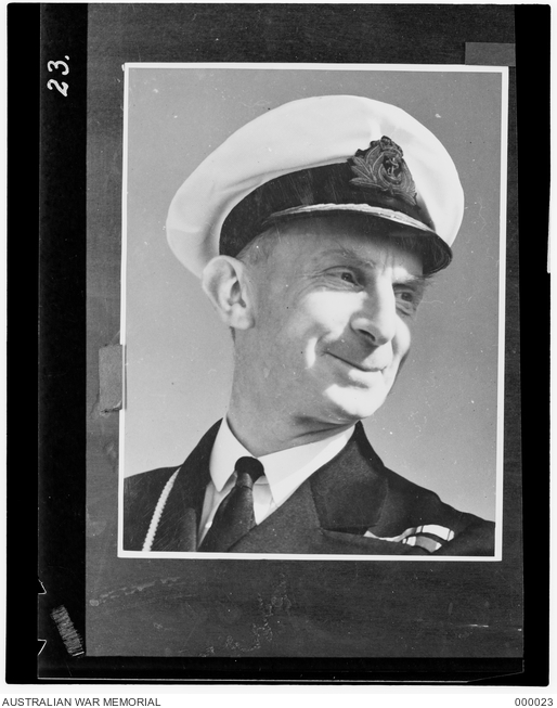 PORTRAIT OF COMMODORE WILFRID RUPERT PATTERSON, OF HMAS CANBERRA ...