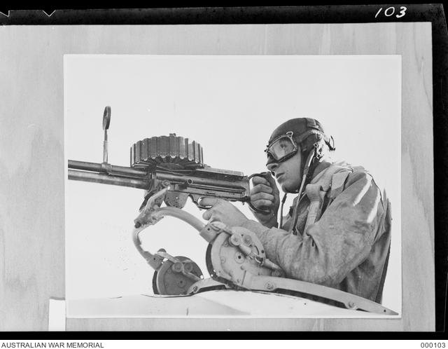 LAVERTON - OBSERVER MACHINE GUNNER. RAAF AERIAL TRAINING. (NEGATIVE BY ...