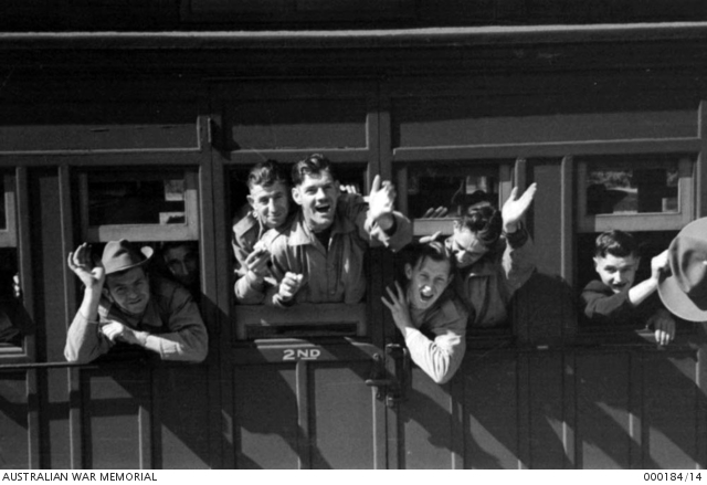 At the Flemington showgrounds, bound for advanced training at ...