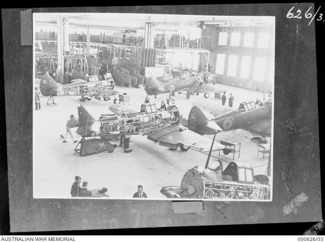 COMMONWEALTH AIRCRAFT FACTORY MELBOURNE - AT THIS STATION IN THE ...