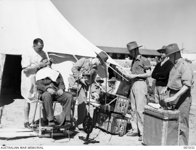 GAZA RIDGE - THE DENTAL UNIT CAN WORK UNDER ALL CONDITIONS. COL. FINNEY ...