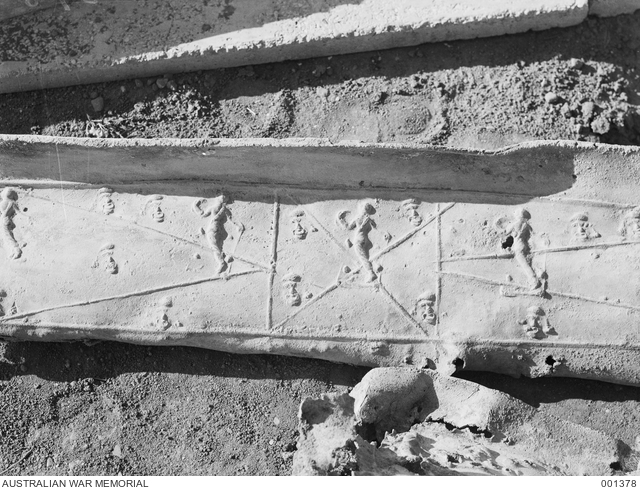 GAZA RIDGE. OLD COFFIN UNEARTHED BY ARABS. (NEGATIVE BY D. PARER ...
