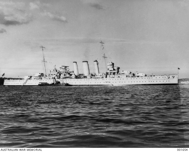 10,000 TON CRUISER. HMAS AUSTRALIA. | Australian War Memorial