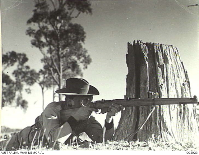 MUSKETRY EXERCISES. (NEGATIVE BY BOTTOMLEY). | Australian War Memorial