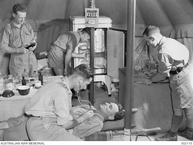 BEIT JERJIA - 2/7TH REGIMENTAL AID POST - DR DIAGNOSING IS CAPT. N.R ...