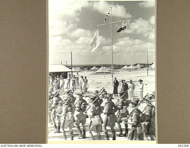 GAZA RIDGE - "B" COMP. 2/8TH CHANGING GUARD AFTER WEEK'S DUTY AT ...