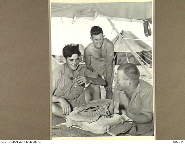 GAZA RIDGE - PTE. W.J. CORBETT, PTE. T. JOHNSON, PTE. J.T. JOHNSON ALL ...