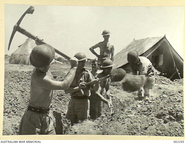 BEIT JERJIA - 2/5TH DIG. A.R.P. TRENCHES. (NEGATIVE BY G. SILK ...
