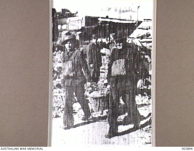 OFFICIAL PHOTOGRAPH OF THE FIRST AUSTRALIANS IN ACTION IN ENGLAND ...