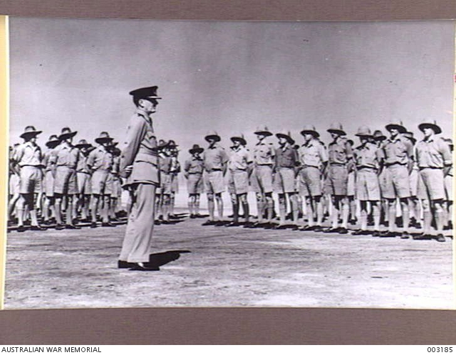 The AOC, Air Chief Marshal Sir Arthur Longmore addressing the squadron ...