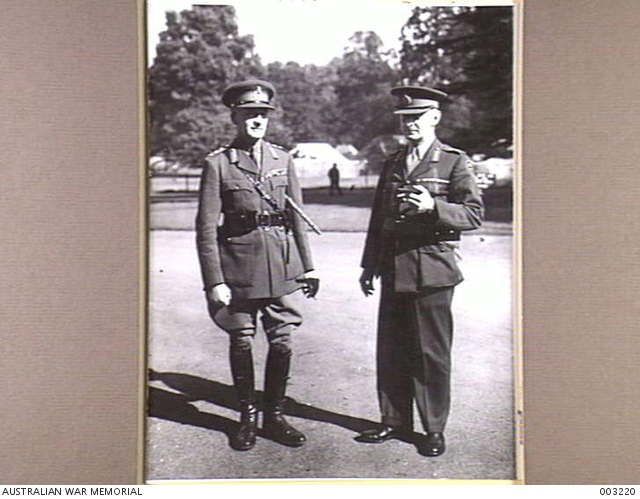 WITH THE A.I.F. IN SOUTH ENGLAND. GENERAL WYNTER, AND CHIEF OF IMP ...