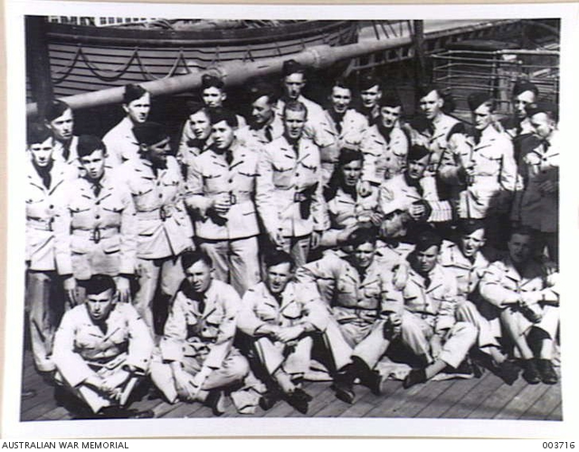 EMBARKATION “Springbok 1” - the first group of RAAF trainees under the ...