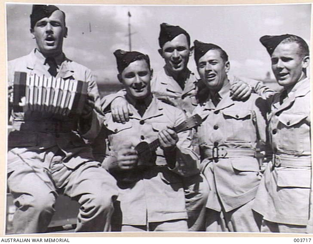 EMBARKATION “Springbok 1” - the first group of RAAF trainees under the ...