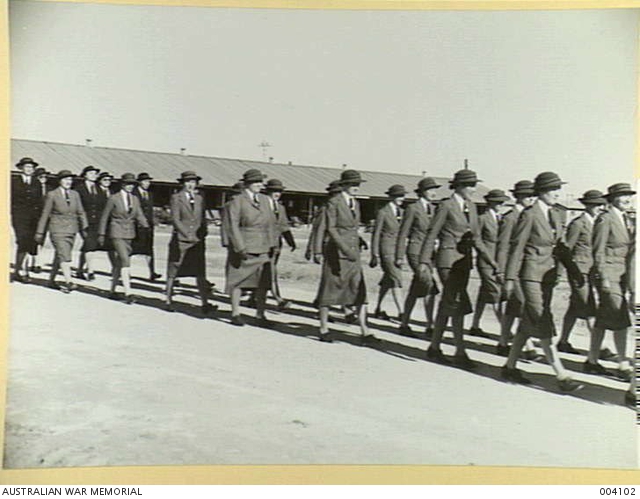 GAZA RIDGE - PART OF THE PARADE DURING A MARCH PAST OF THE NURSING ...