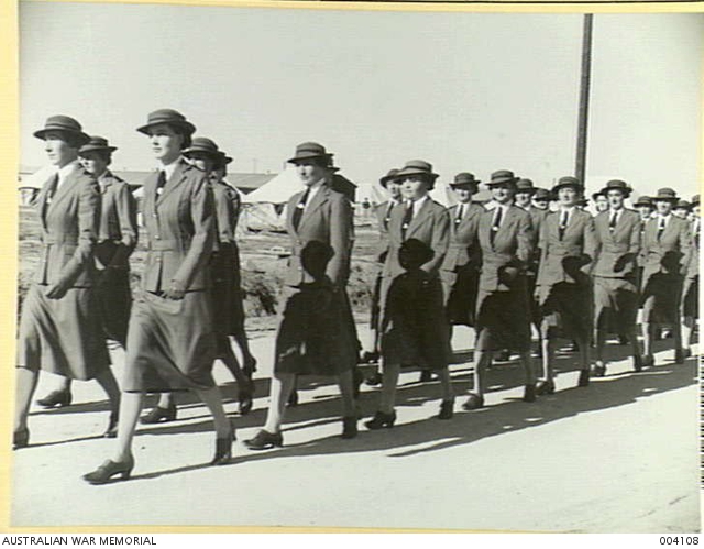 GAZA RIDGE - THE GUARDS HAVE NOTHING ON THE GIRLS OF THE A.I.F. NURSING ...