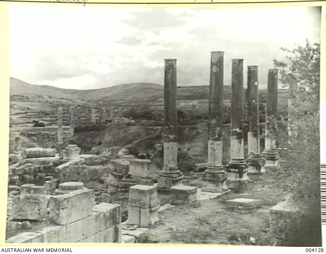 SEBASTIAH - NEAR NABLUS. THESE RUINS ARE ALL THAT IS LEFT OF WHAT WAS ...