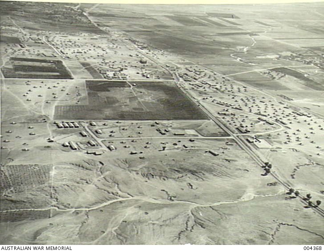 BEIT JERJIA - 17TH BDE FROM THE AIR. (NEGATIVE BY D. PARER ...