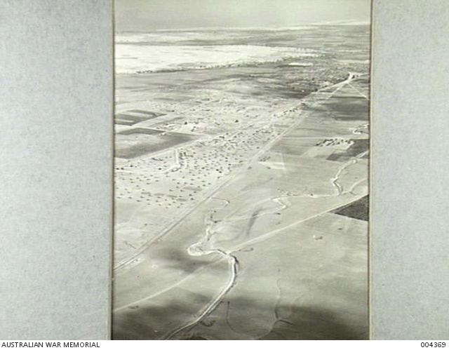 BEIT JERJIA - 17TH BDE FROM THE AIR. (NEGATIVE BY D. PARER ...