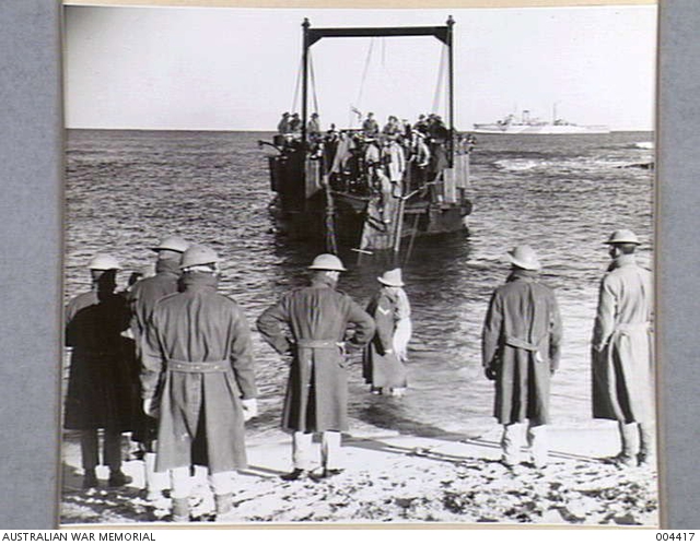 SIDI BARRANI - THE ARMY WAITS ON THE SHORE TO MEET THE NAVY AFTER THE ...