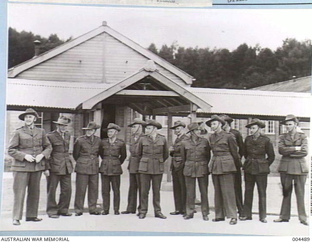 A.I.F. IN SOUTH ENGLAND - L TO R: LT. COL. D.B. LONDON: MJR. H.M ...