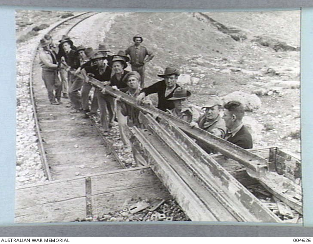 NABLUS - MANY HANDS MAKE LIGHT WORK AND THESE DIGGERS OF THE RAILWAY ...