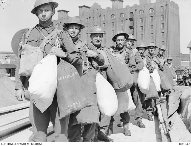 Troops of the Mechanised Cavalry Regiment of the 7th Australian ...