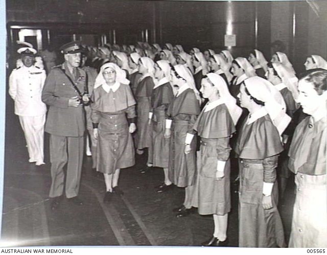 The Governor General of Australia, Lord Gowrie, accompanied by Matron J ...