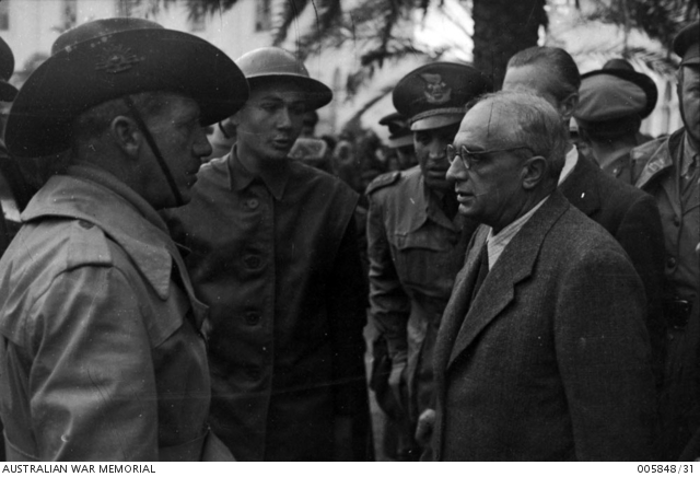 The Commander of the Australian troops who captured the city of ...