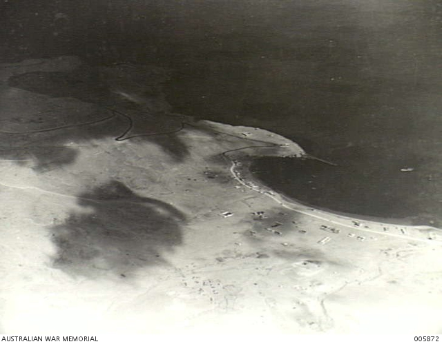 SOLLUM. AERIAL PHOTOGRAPH OF THE PORT TAKEN FROM THE AIRCRAFT WHICH ...